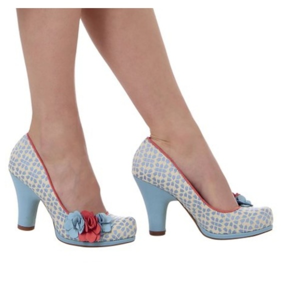 Ruby Shoo | Shoes | Ruby Shoo Sky Blue Eva Pump | Poshmark